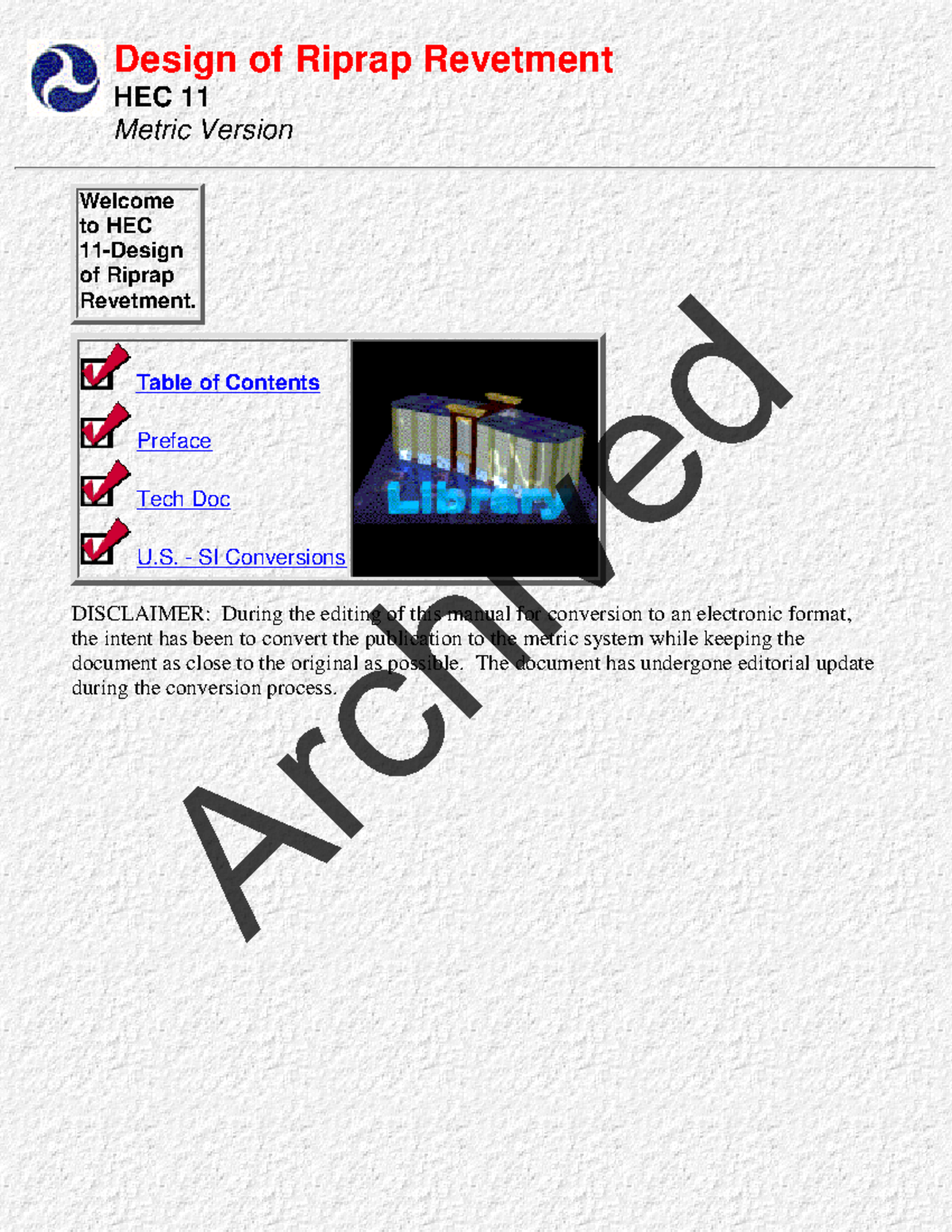 HEC-11 - Design Of Riprap Revetment - Sistem Internacional - Design of ...