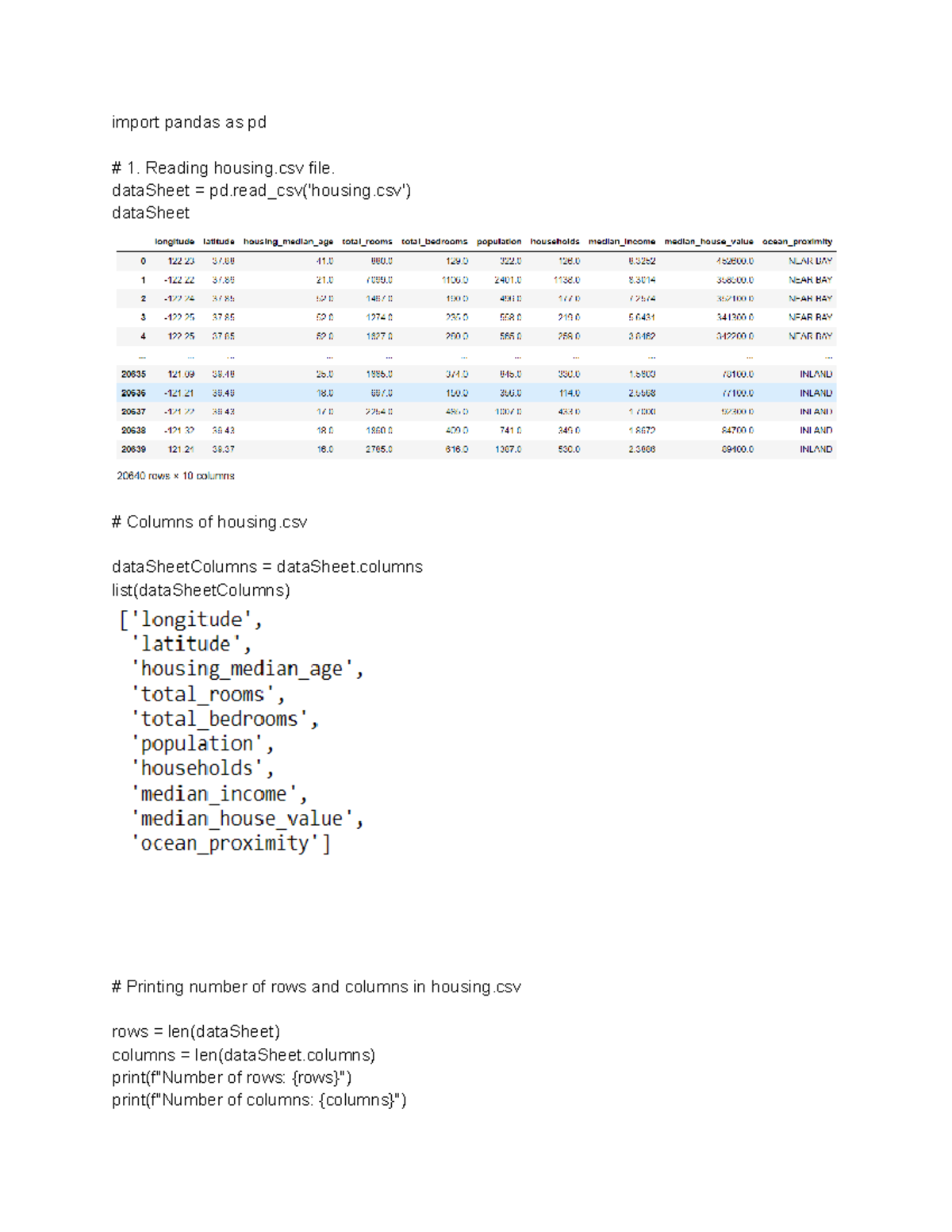 Exp 3 - Excercise 3 for Machine Learning Applications course - import ...