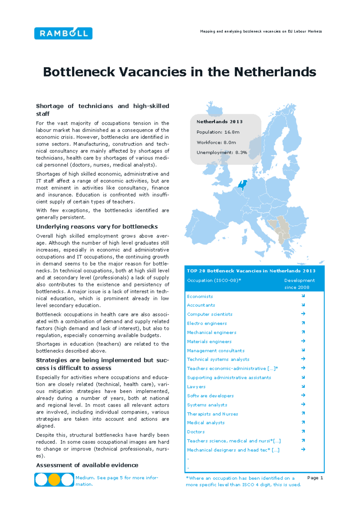 Country fiche NL - final revised - Page 1 Bottleneck Vacancies in the ...