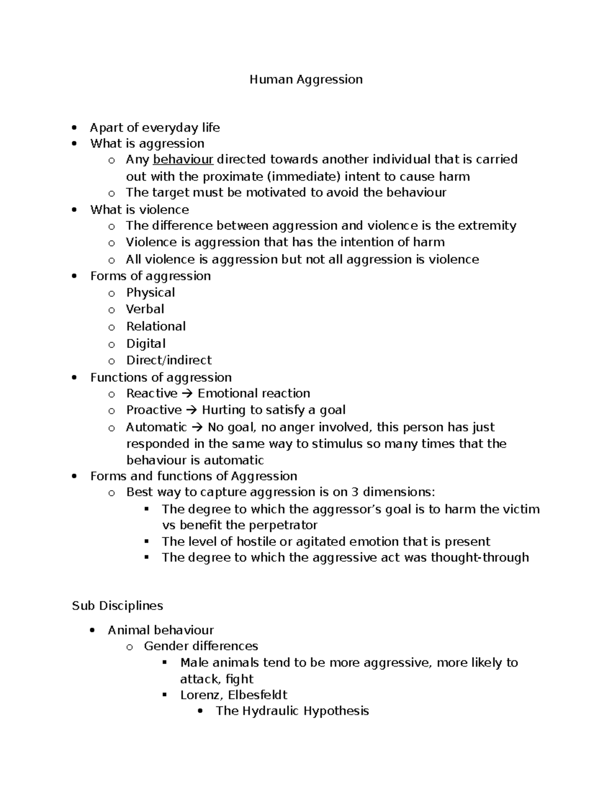 Human Aggression - Human Aggression Apart of everyday life What is ...