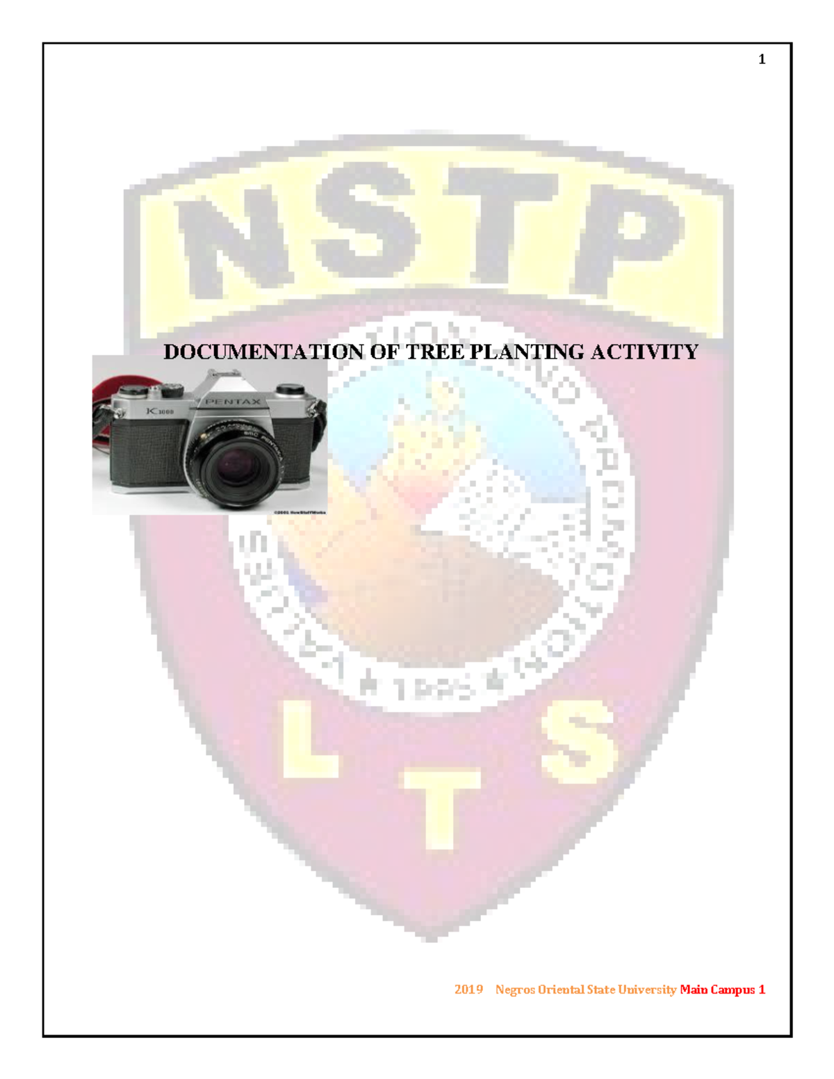 LTS Module part 2 - NONE - DOCUMENTATION OF TREE PLANTING ACTIVITY ...