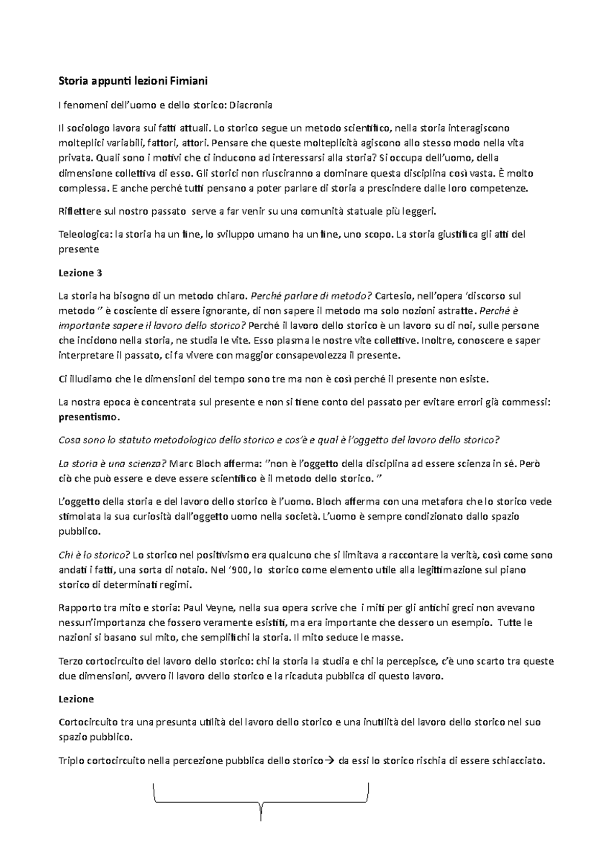 Storia lezioni - Storia appunti lezioni Fimiani I fenomeni dell’uomo e ...