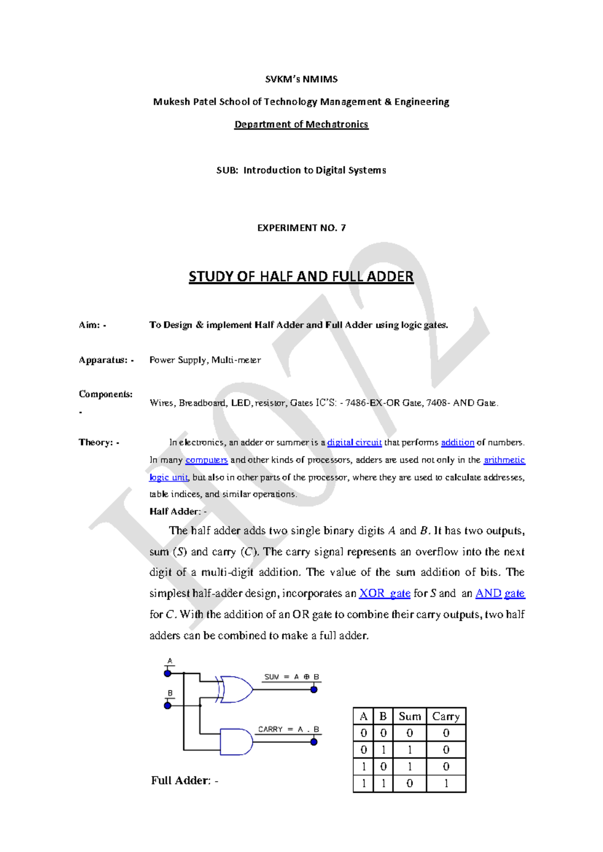H020 Aryan Jain IDS lab 7 - SVKM’s NMIMS Mukesh Patel School of ...
