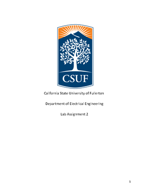FInal Project - California State University of Fullerton Department of ...