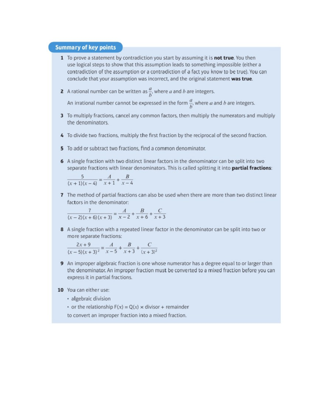Maths summary notes - Natural sciences - Studocu