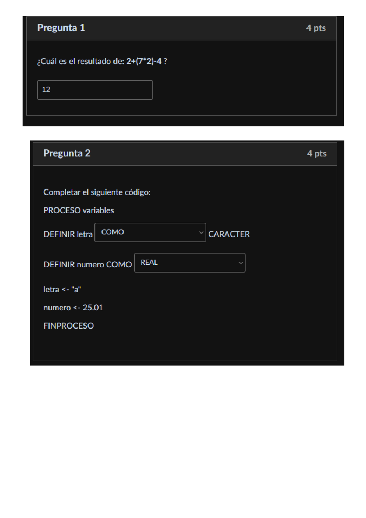E002 - Evaluación 02 - Resuelto - Principios de algoritmos - Studocu