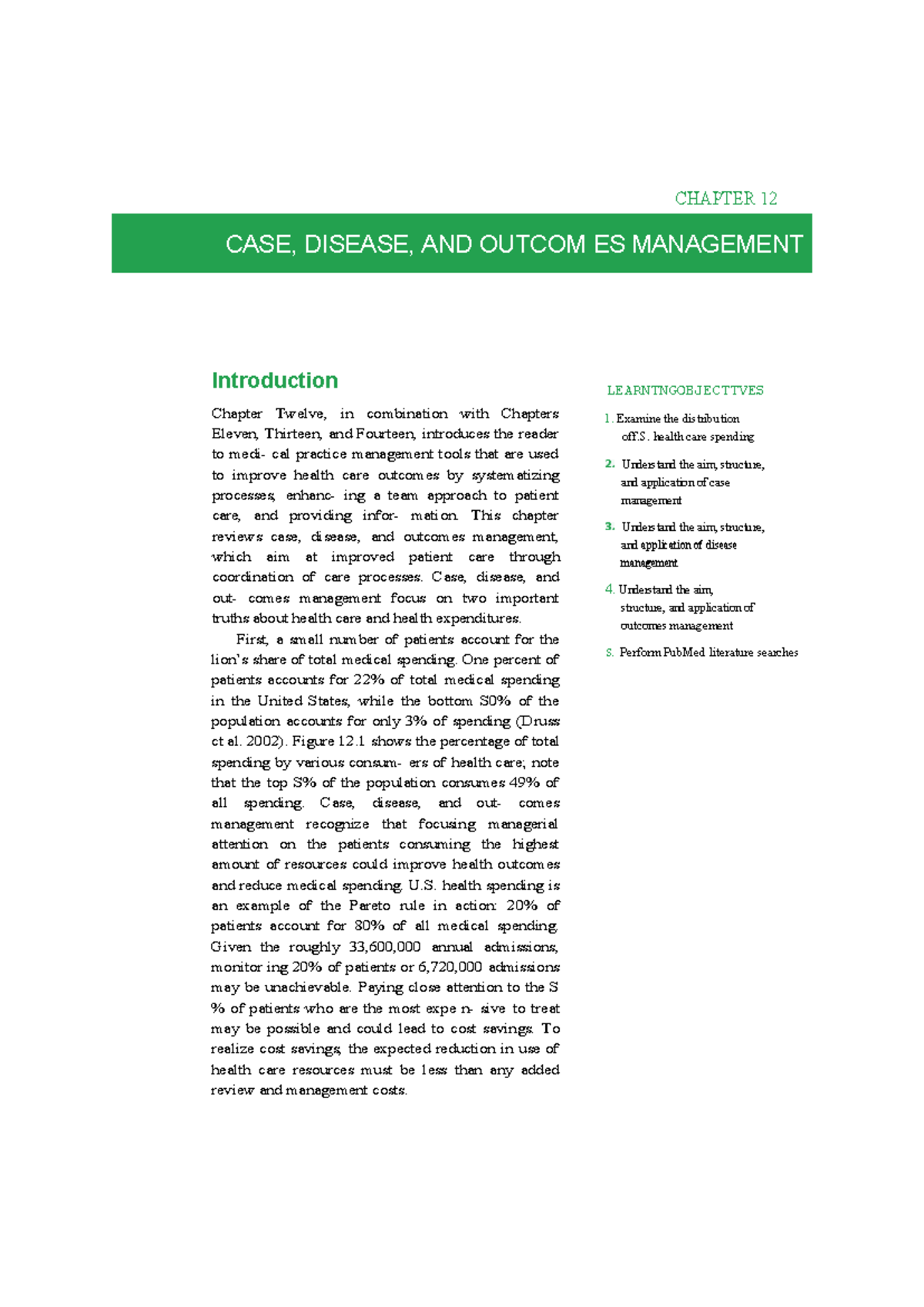 Chapter 12 Case, Disease and Outcomes management - Trang - CHAPTER 12 ...
