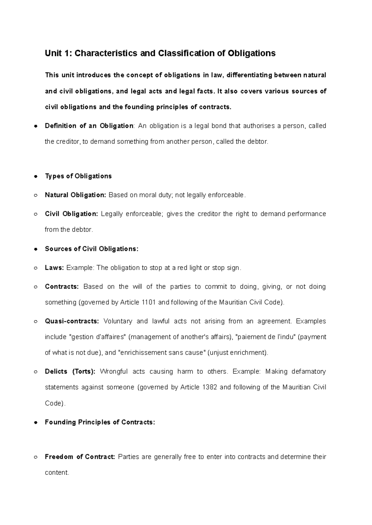 Revision Notes Unit 1 to 11 DDC - Unit 1: Characteristics and ...