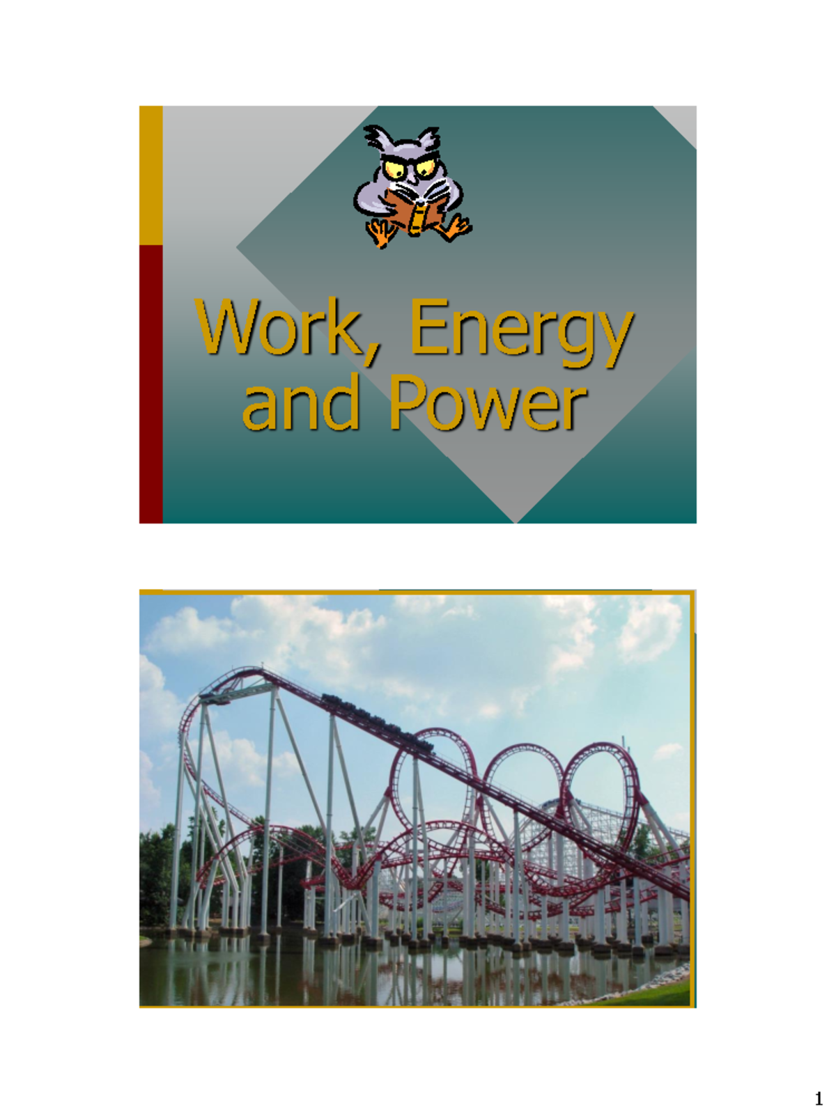 Q2 02B-Work-and-Energy-and-Power - Work, Energy and Power Objectives ...