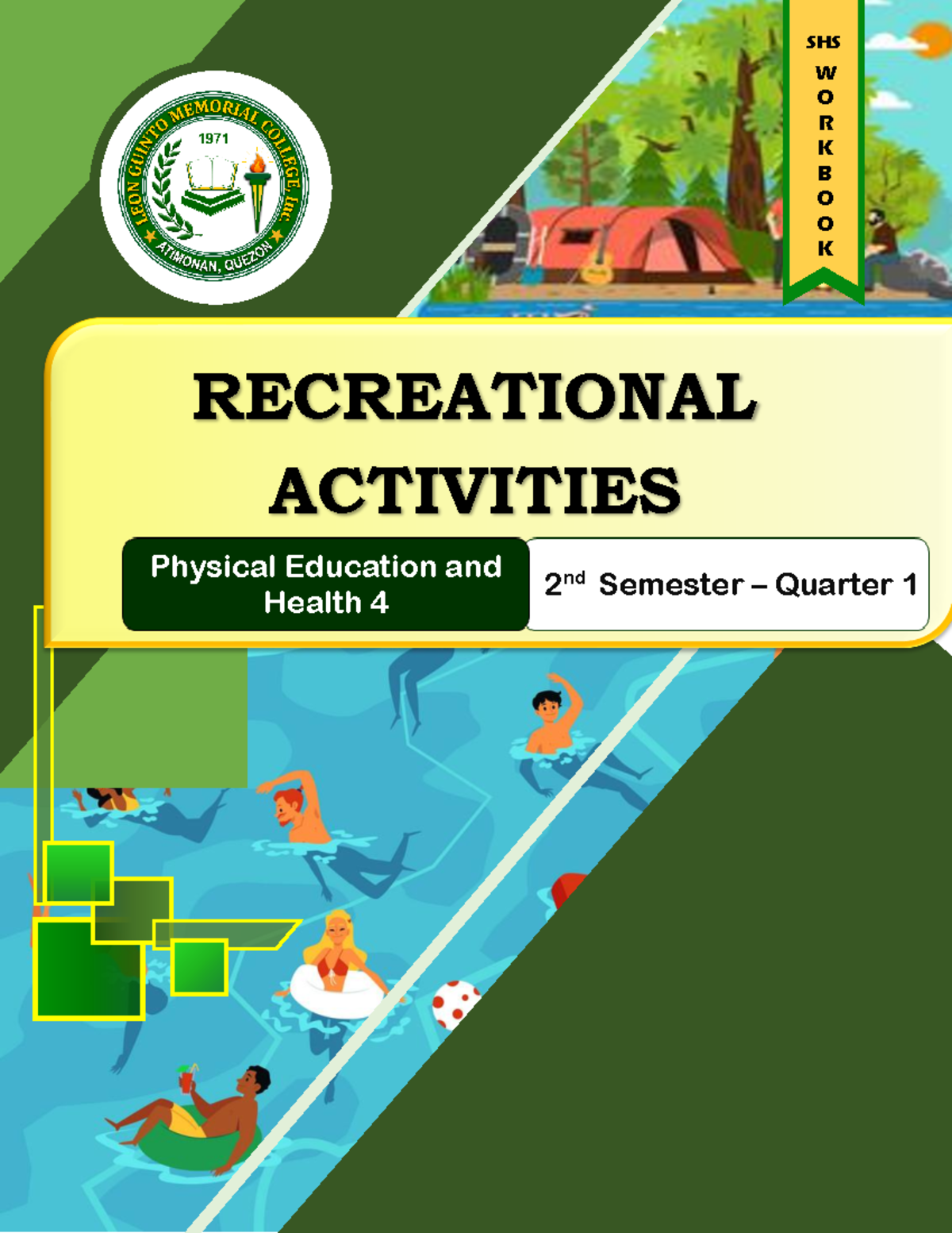 Pe-12-workbook - RECREATIONAL ACTIVITIES 2 ####### nd Semester ...