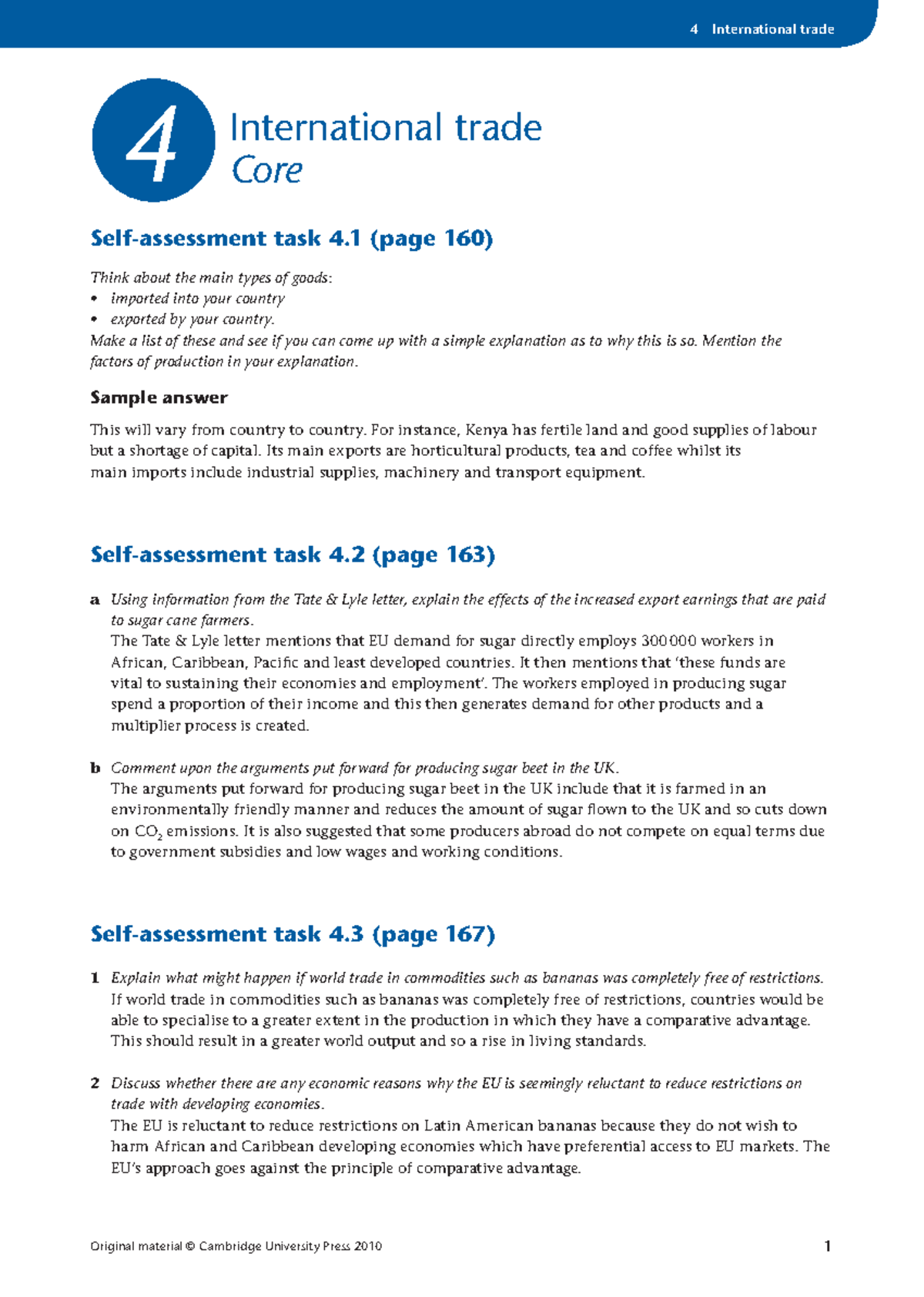 A Lev Econ 04 - English in economics doc tabulator study - Self-assessment task 4 (page 160 ...