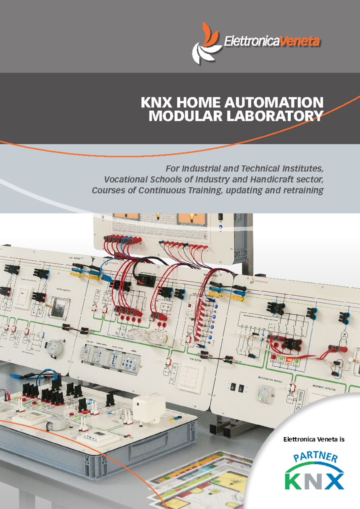KNX HOME Automation Modular LAB - KNX HOME AUTOMATION MODULAR LABORATORY ELETTRONICA VENETA S.P ...