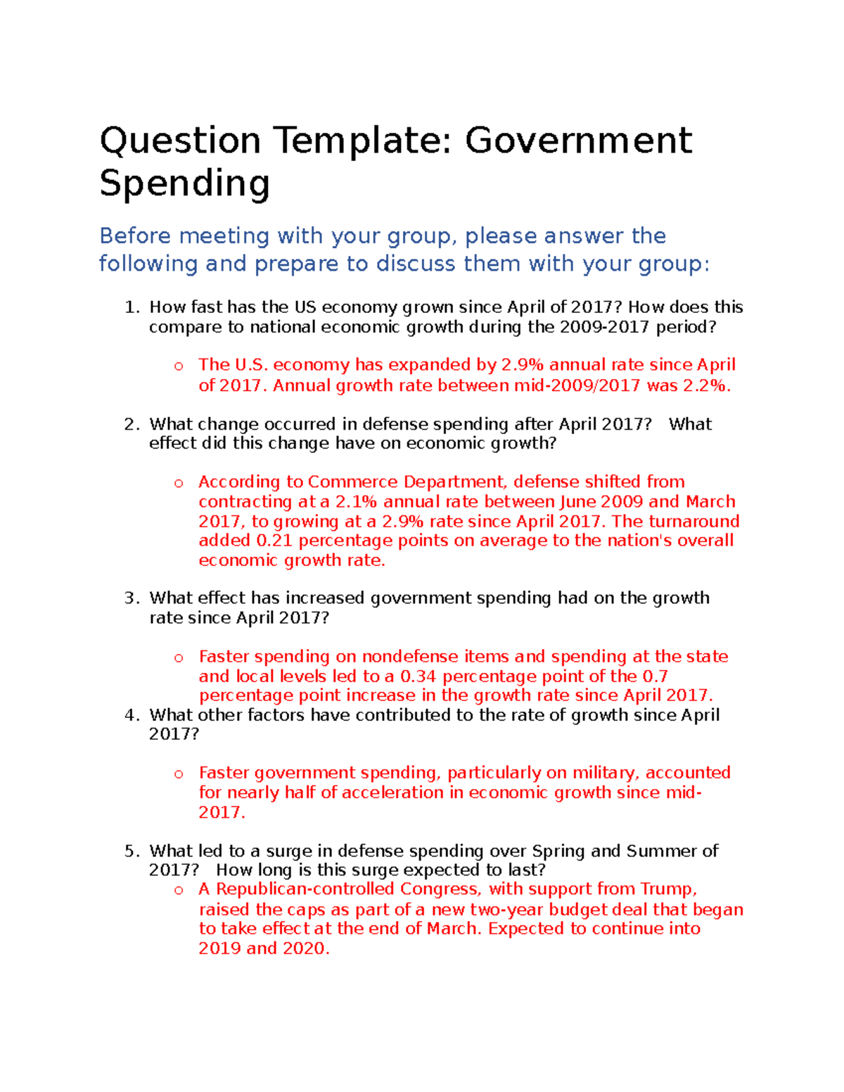 Econ151 document QT-W09 Government Spending - Question Template ...