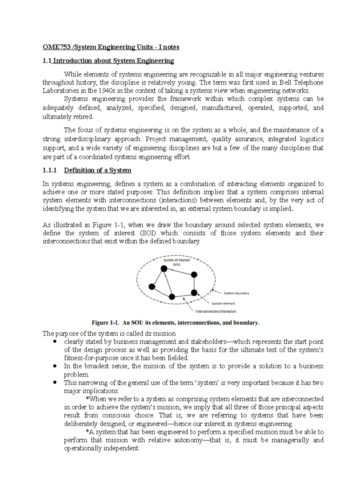 Introduction about System Engineering - The term was first used in Bell ...