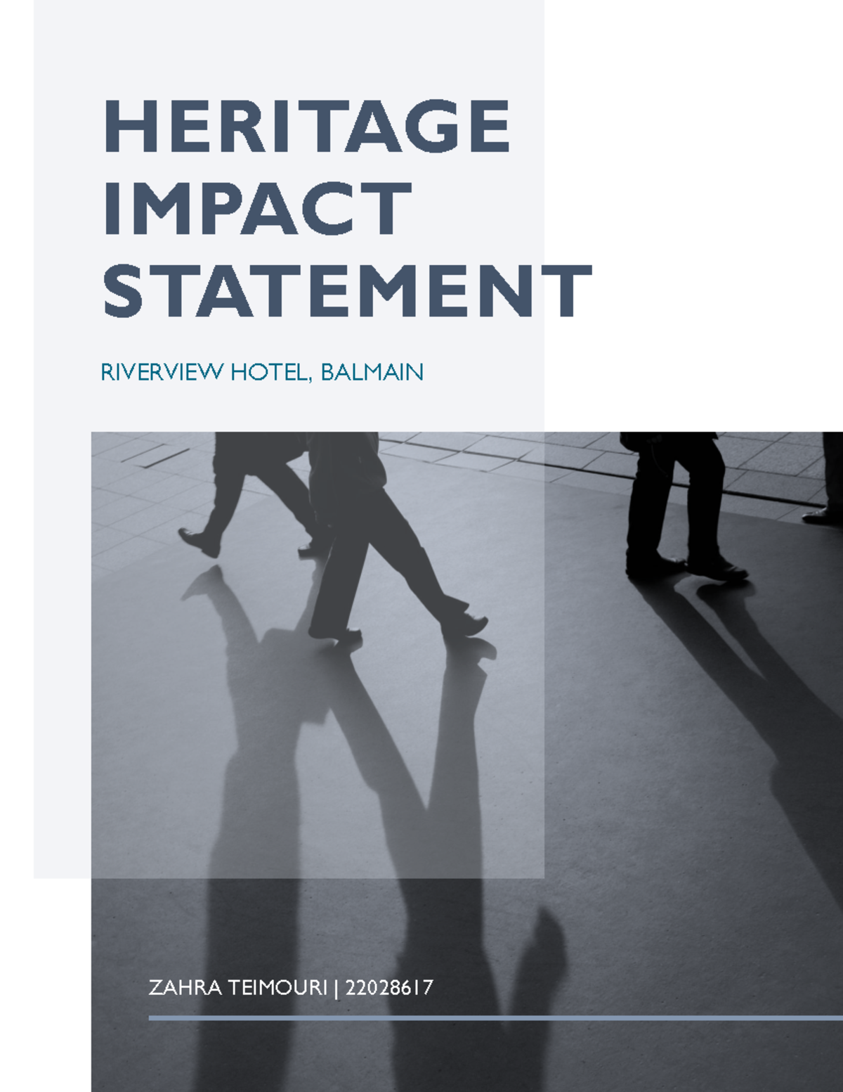 Built Heritage assessment 3 - HERITAGE IMPACT STATEMENT RIVERVIEW HOTEL ...