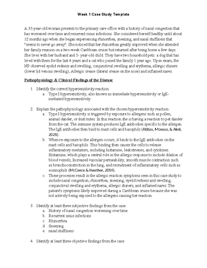 Week 6 case study - Case Study Scenario Chief Complaint J. is a 48-year old male who presents to ...
