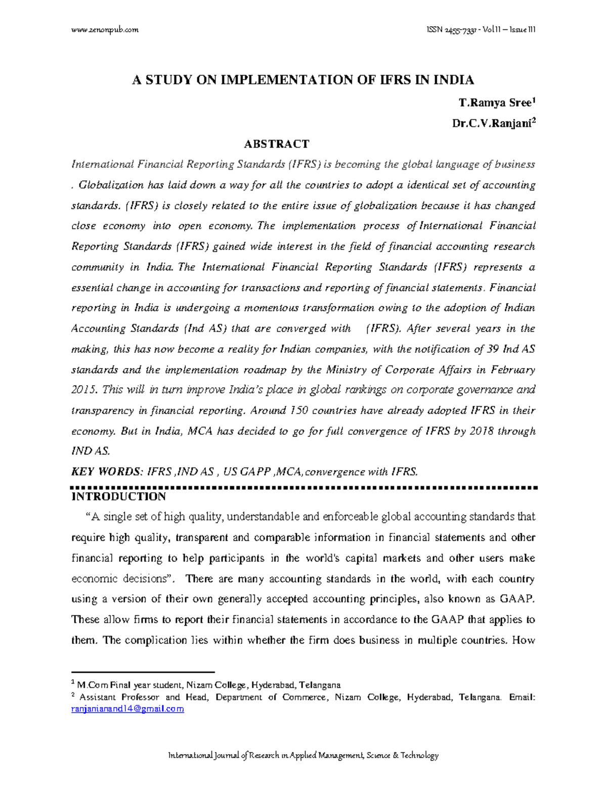ifrs-2-good-a-study-on-implementation-of-ifrs-in-india-t-sree-1-dr