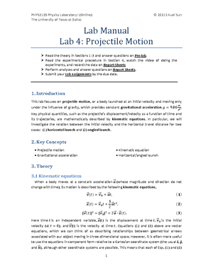 Lab02 Manual - asd - The University of Texas at Dallas Lab Manual Lab 2: Graphing & Regression ...