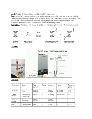 Pre-Post 241 - Pre and post lab - CHEMISTRY 241 Fundamentals of Organic ...