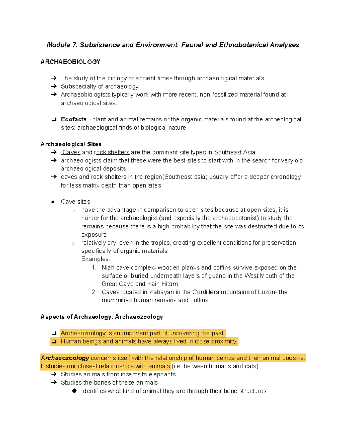 Archaeobiology Archaeozoology Archaeobotany Geobotany Phytosociology ...
