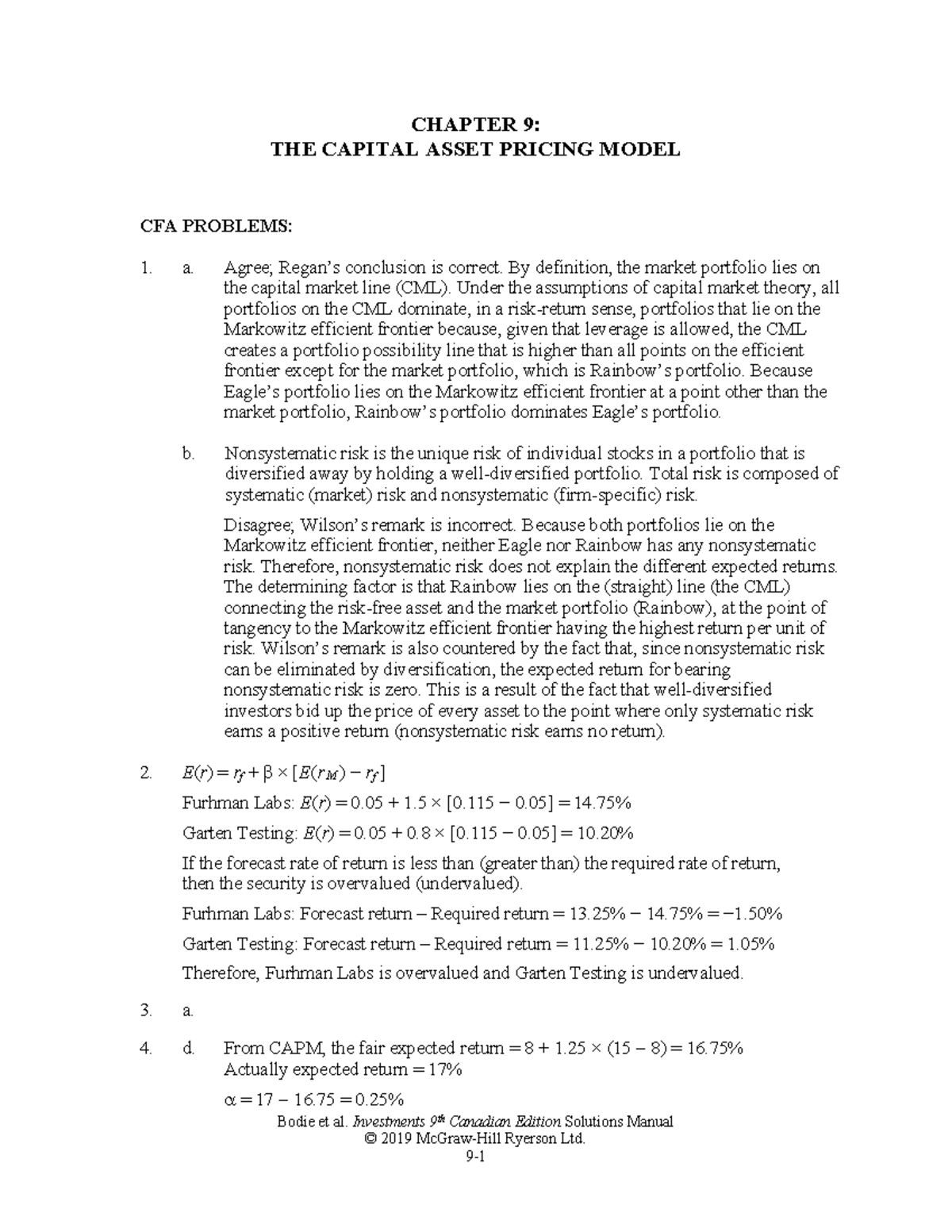 ADM3752 Chapitre 9 - CFA problems - Solutions - ADM3752 - uOttawa - Studocu