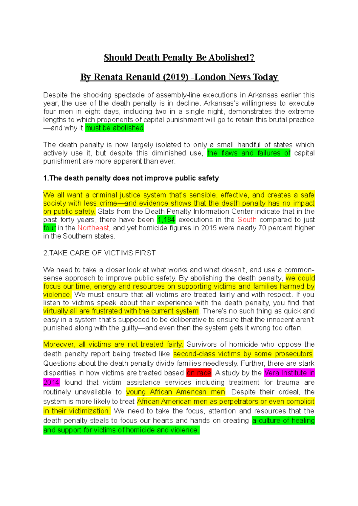 Should Death Penalty Be Abolished - Arkansas’s willingness to execute ...