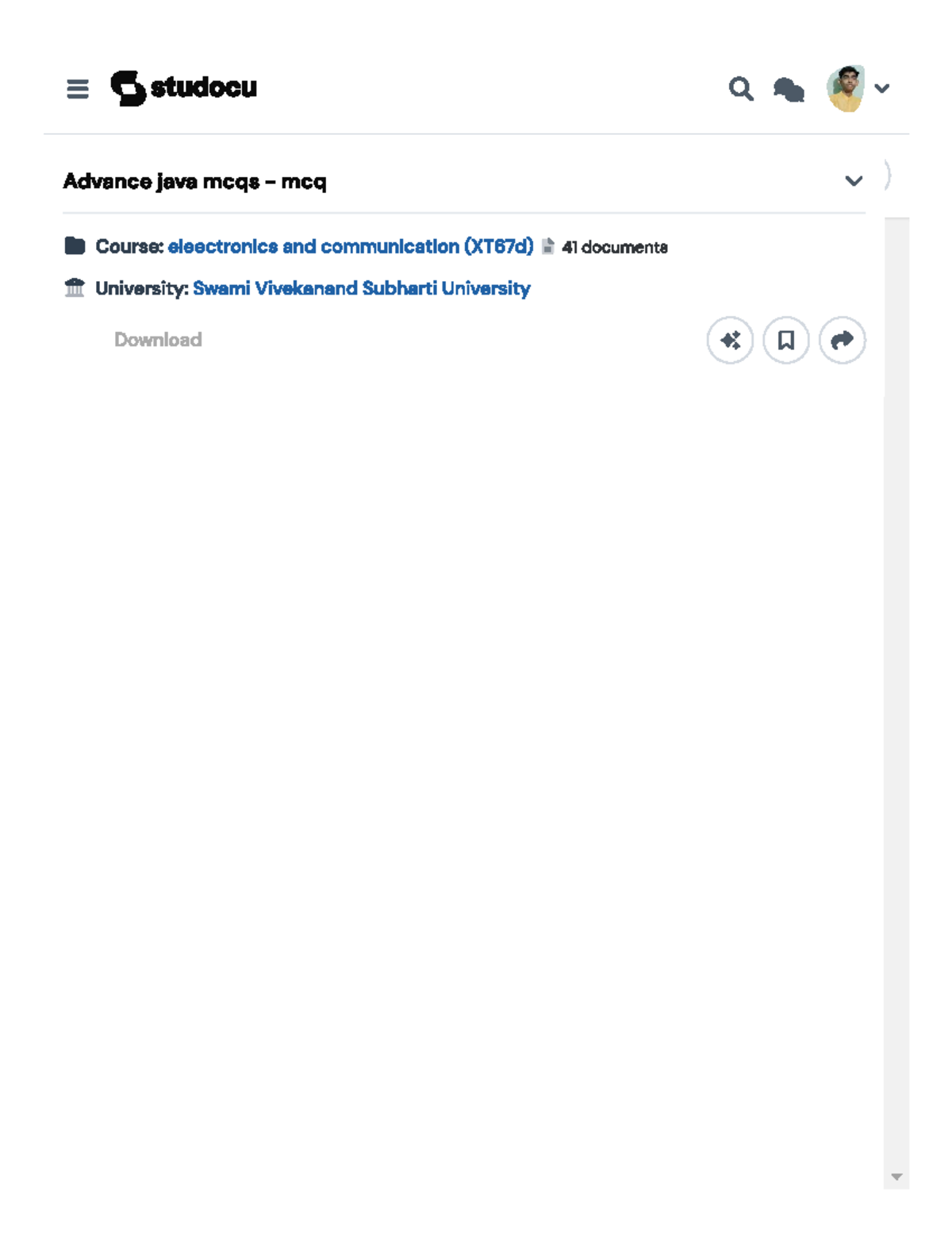 Now study - Summary K. - Civil Deploma - E studocu Advance java mcqs ...