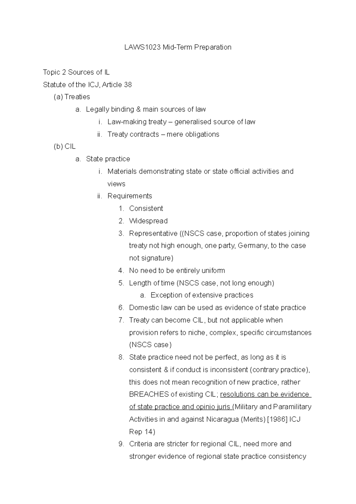 LAWS1023 Mid Sem Exam Notes LAWS1023 Mid Term Preparation Topic 2 laws1023-mid-sem-exam-notes-laws1023-mid-term-preparation-topic-2
