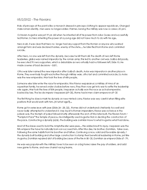Roman Civilization 2 - Short paragraph about class textbook - The most ...