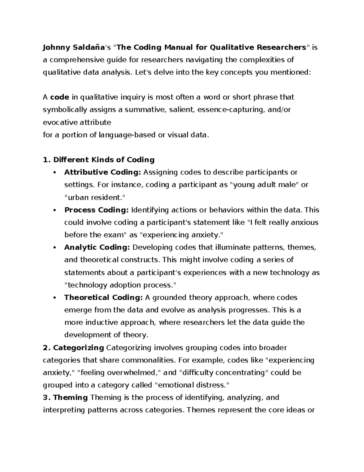 Johnny Saldaña - Theory - Johnny Saldaña's "The Coding Manual for ...