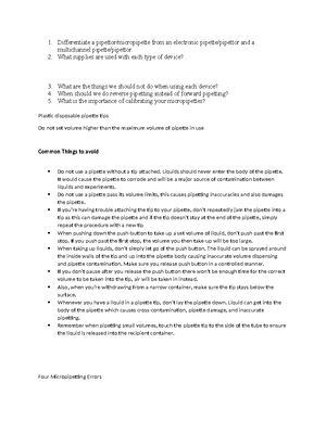 UNIT 1 - Notes - WITH PATHOPHYSIOLOGY WEEK 3 BSMLS -1A CSU College of ...