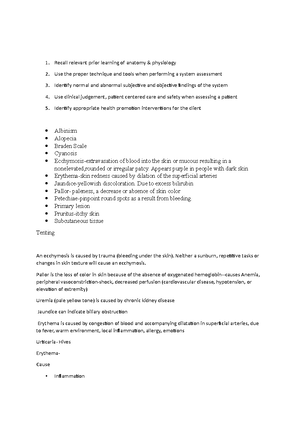 Hospitalized patient - Assessment nursing 1 - Discuss the National ...