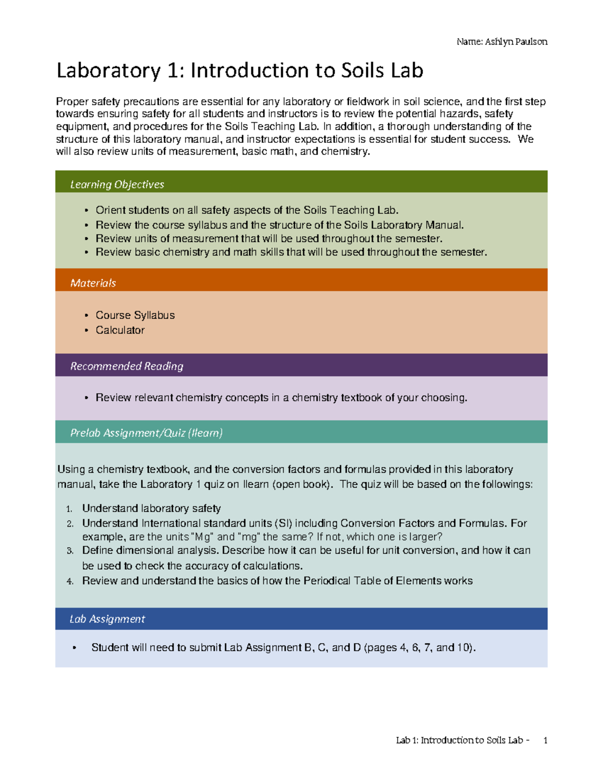 01+Safety+Training+and+Orientation copy - Laboratory 1: Introduction to ...