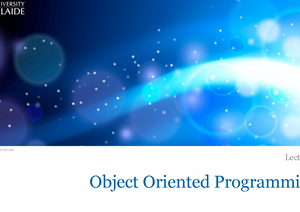 Lecture 03-inclass - Representation of Integers - Lecture 3 Object Oriented Programming - Studocu