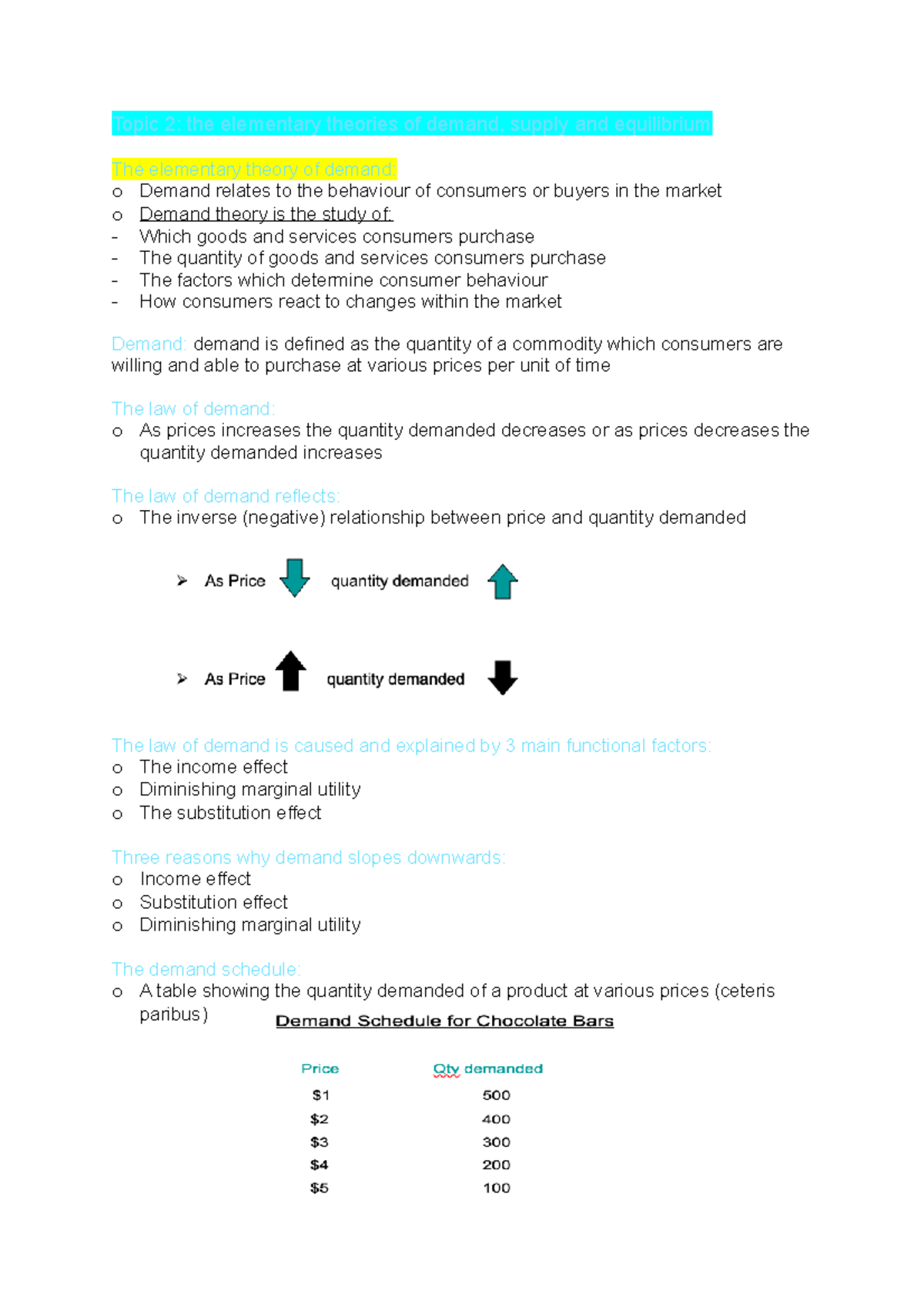 Topic 2 and 3 - solutions from tutorial activity - Topic 2: the ...