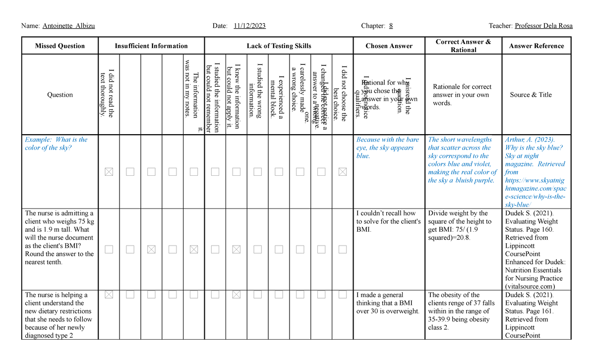Week 2 Mastery Level Quiz Review - The information was not in my notes ...