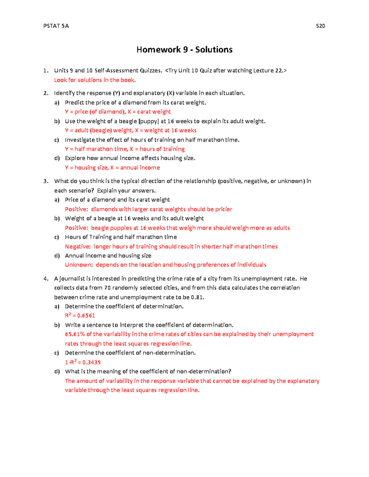 HW9 - Solutions - Dr. Julie Swenson - Warning: TT: undefined function: 32 Warning: TT: undefined ...