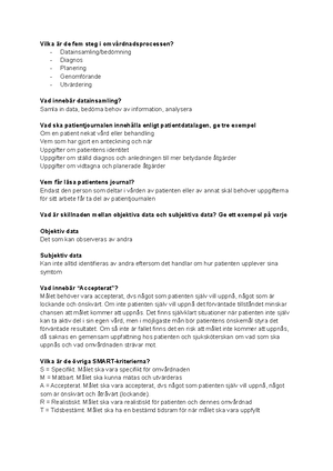 VIPS-modell för omvårdnadsdokumentation - VIPS - modell för ...