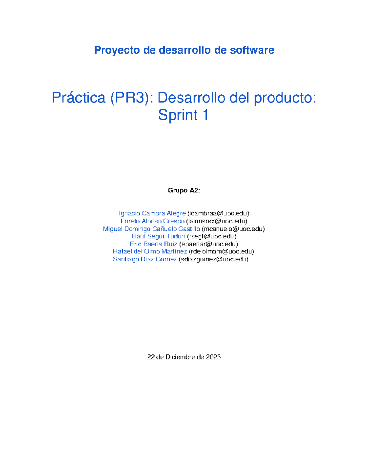 Guia PRAC3 PDS - Proyecto de desarrollo de software Práctica (PR3 ...