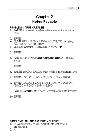 SOL. MAN. Chapter 4 Provisions, Contingent LIAB. & Contingent Assets ...