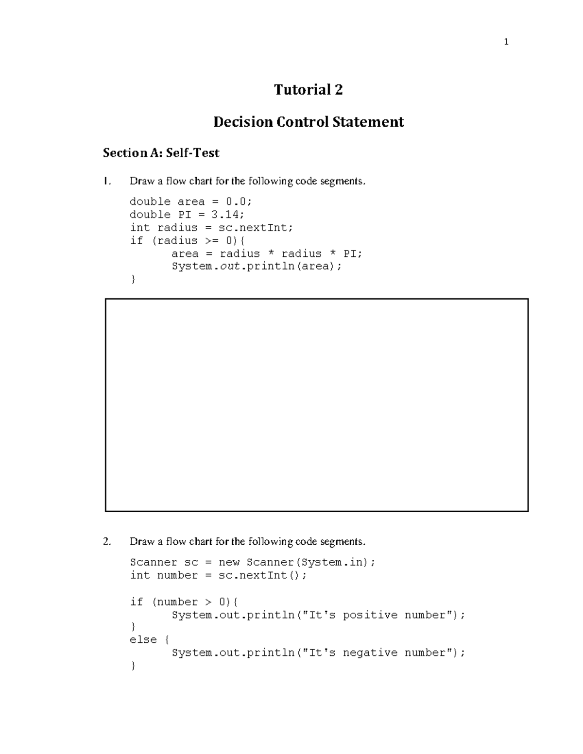 Tutorial 2 which included questions that might be useful - Tutorial 2 ...