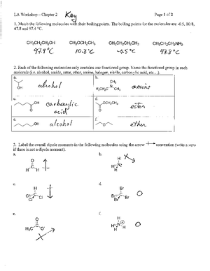 CHMO 231 IR-NMR Homework KEY1 - CHMO 231 - IR and NMR Homework – No due ...