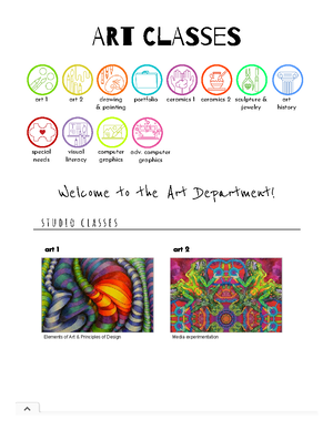 Art 1. Lesson plans for beginner Art program - what will you learn? The ...