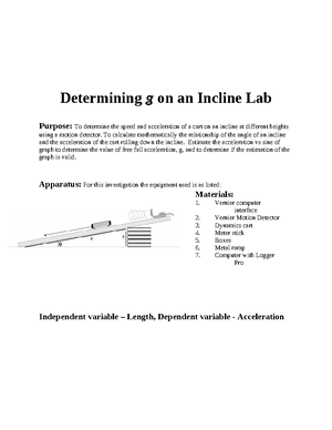 10-1 Experiment 10-Mass on the spring - Experiment # 10 Mass on the ...