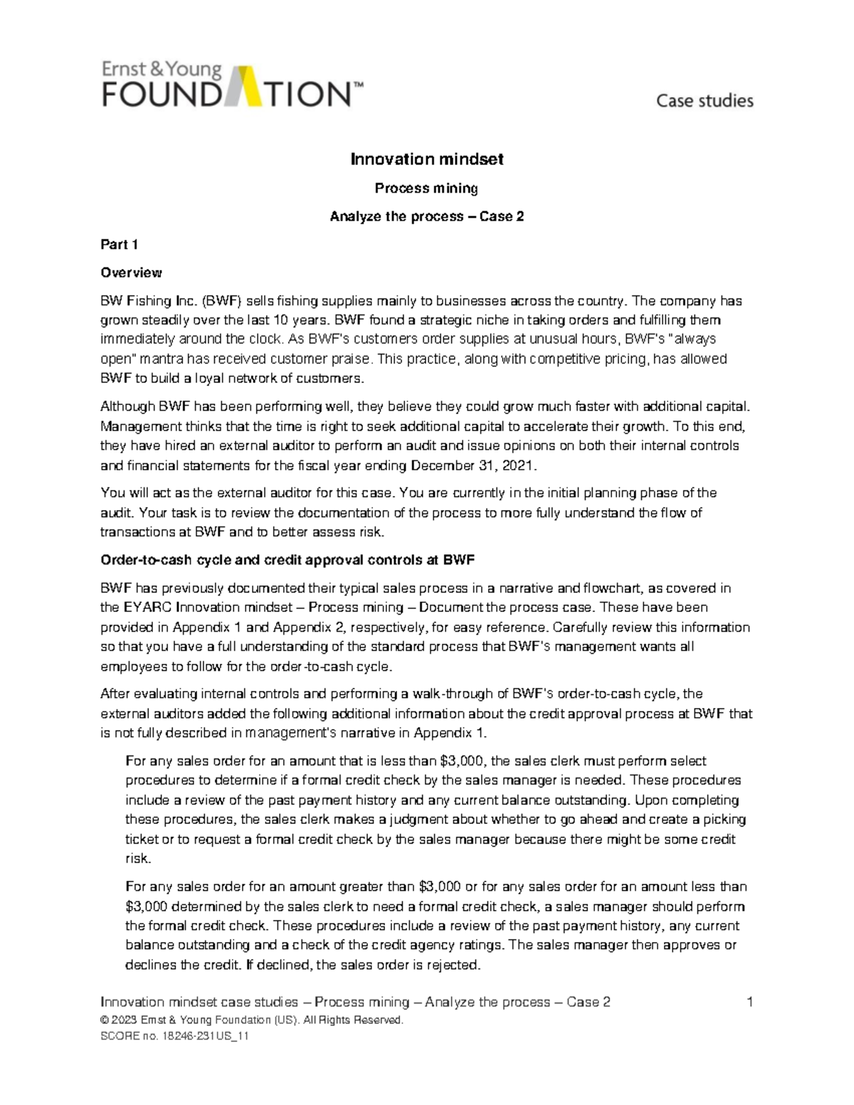 Innovation mindset case studies Process mining Analyze the process ...
