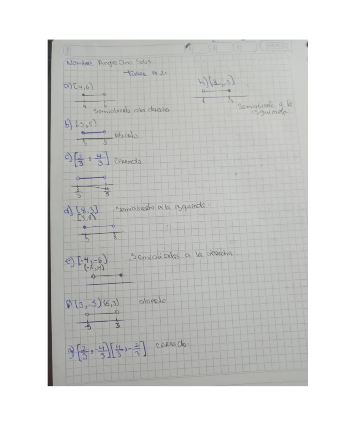 Taller 2 y5 - Calculo diferencial - Than I AM ESTILO Number Angie Cino ...