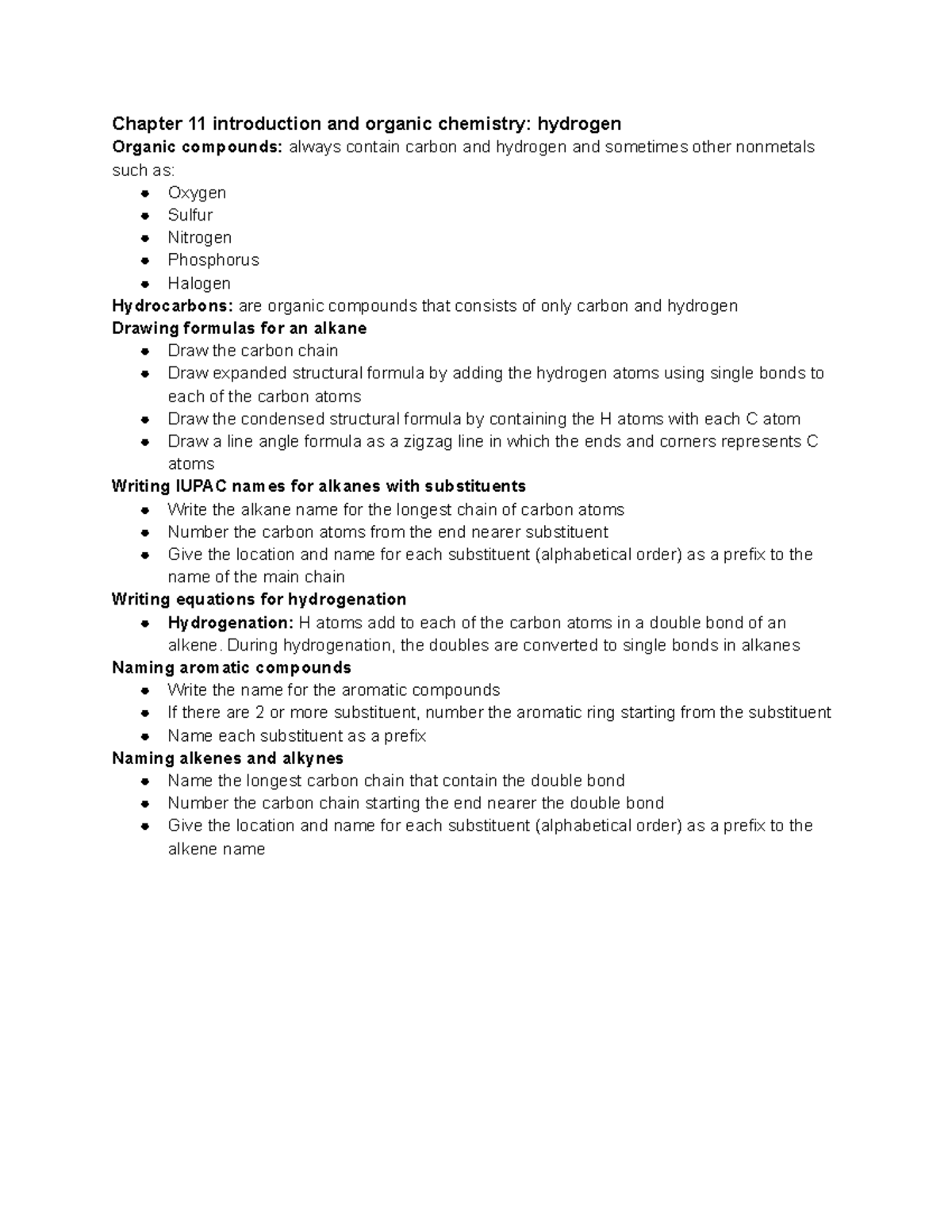 Chem136 textbook ch11 - notes - Chapter 11 introduction and organic ...