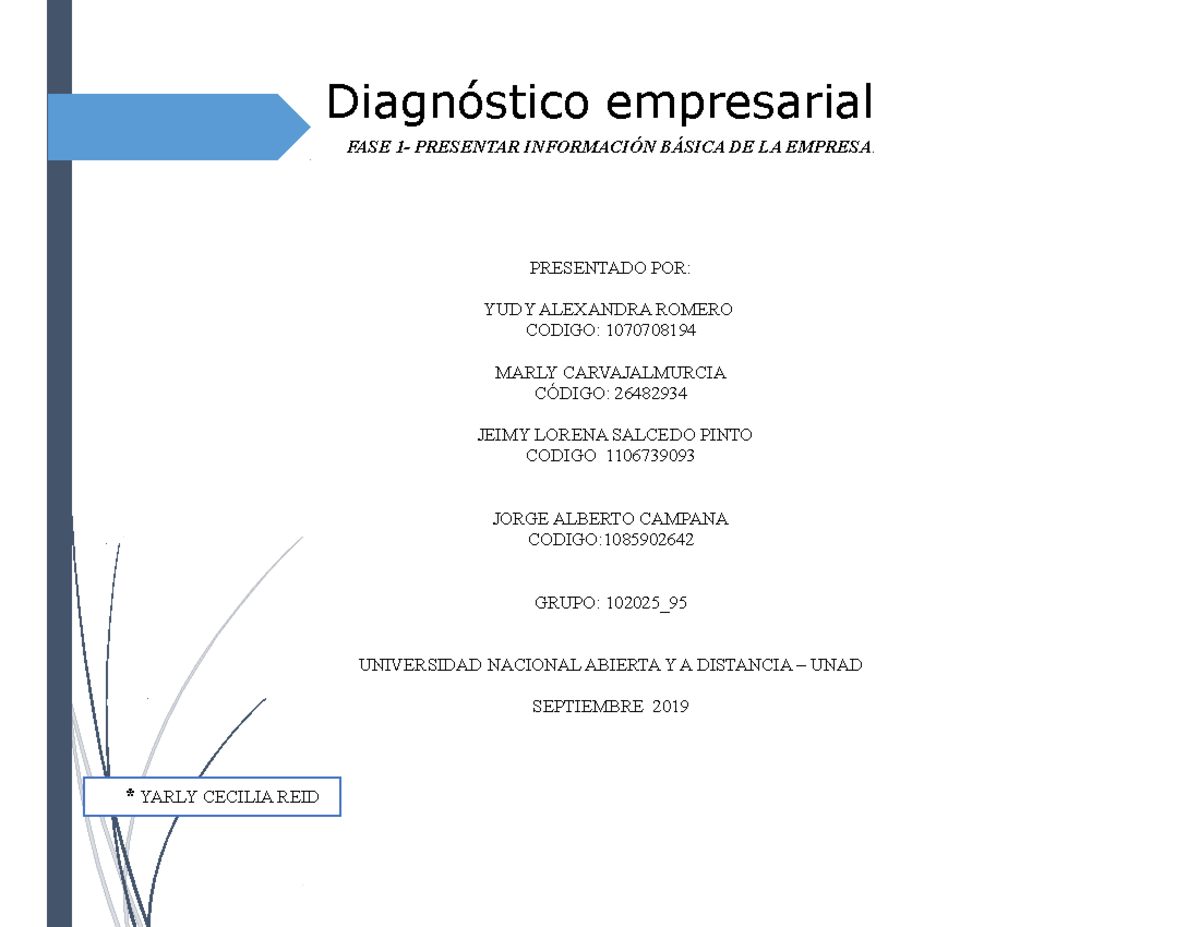451708188 unidad 1 fase 2 Presentacion de informacion basica de la ...