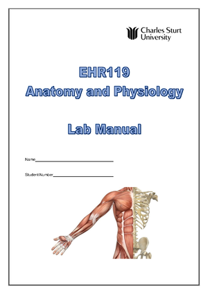 EHR119 Anatomy Practical Test Notes - EHR119 Anatomy Practical Test ...