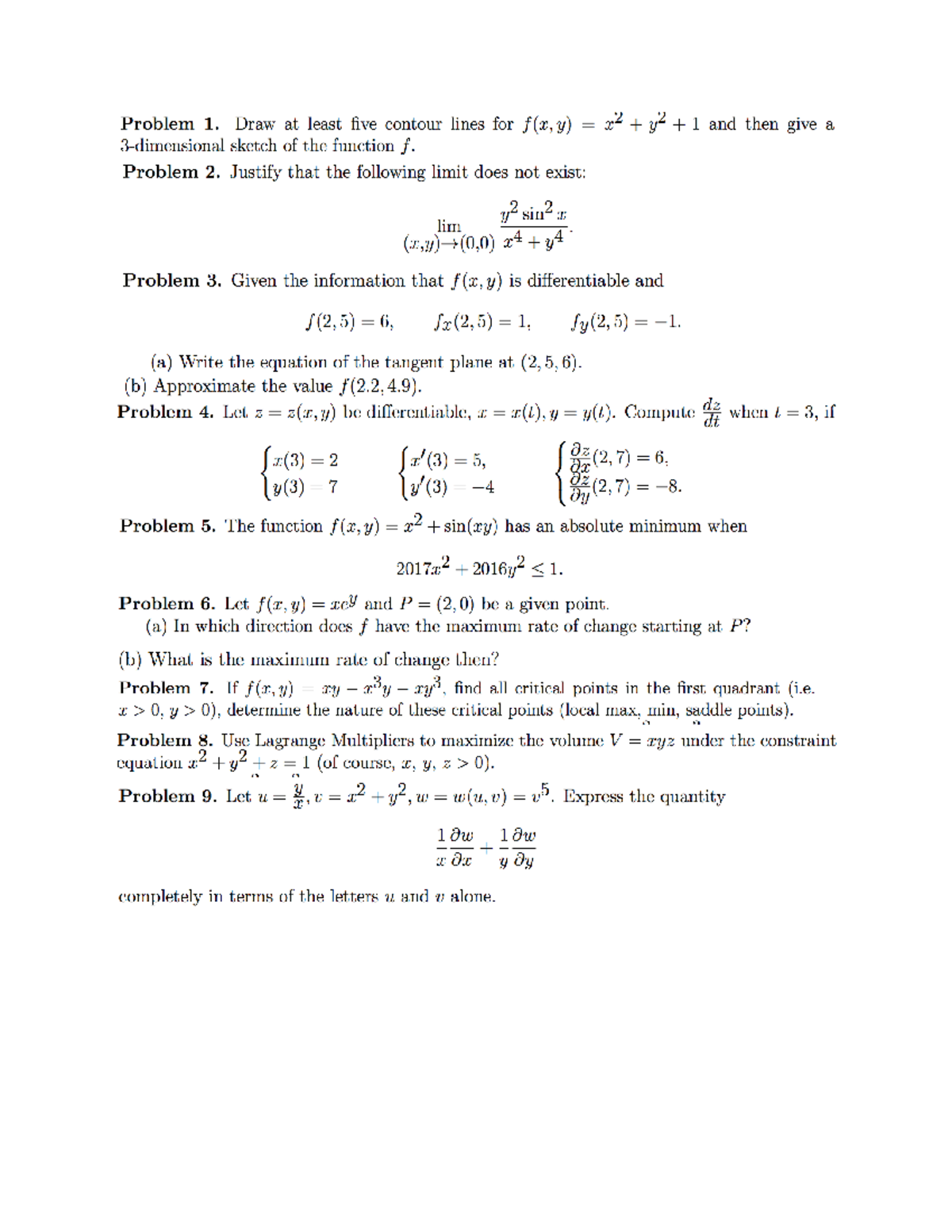 Test 2 Blank - MATH 241 - Studocu